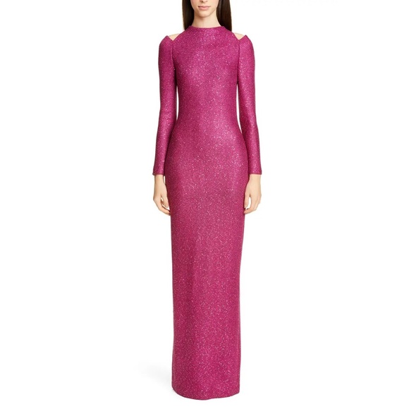 St. John | Dresses | St John Collection Luxe Long Sequin Knit Dress ...